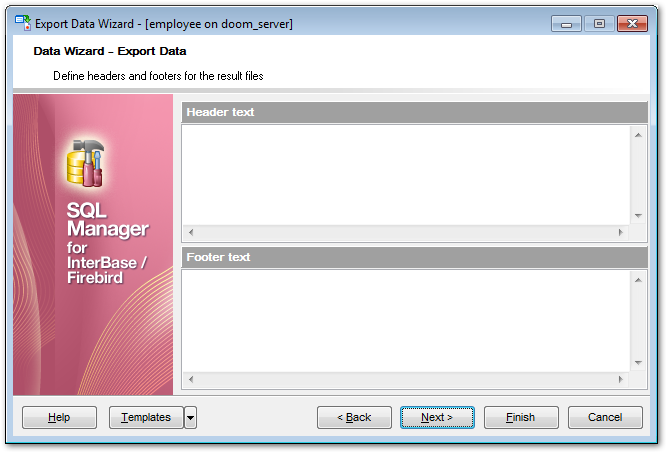 Online Documentation for SQL Manager for InterBase/Firebird | SQLManager